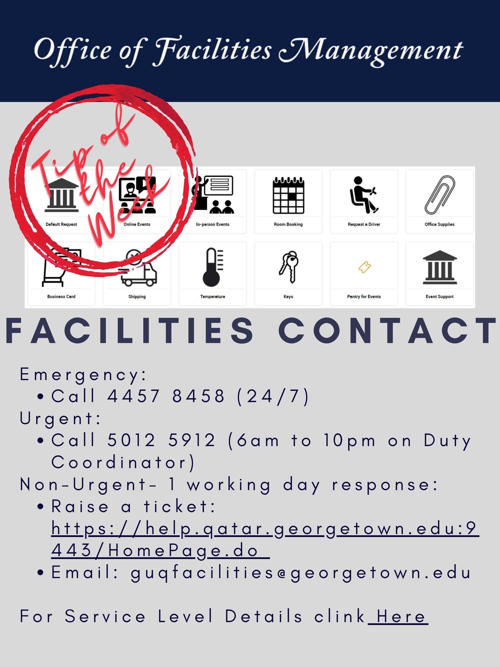Office of Facilities Management Weekly Updates - Office of Facilities ...